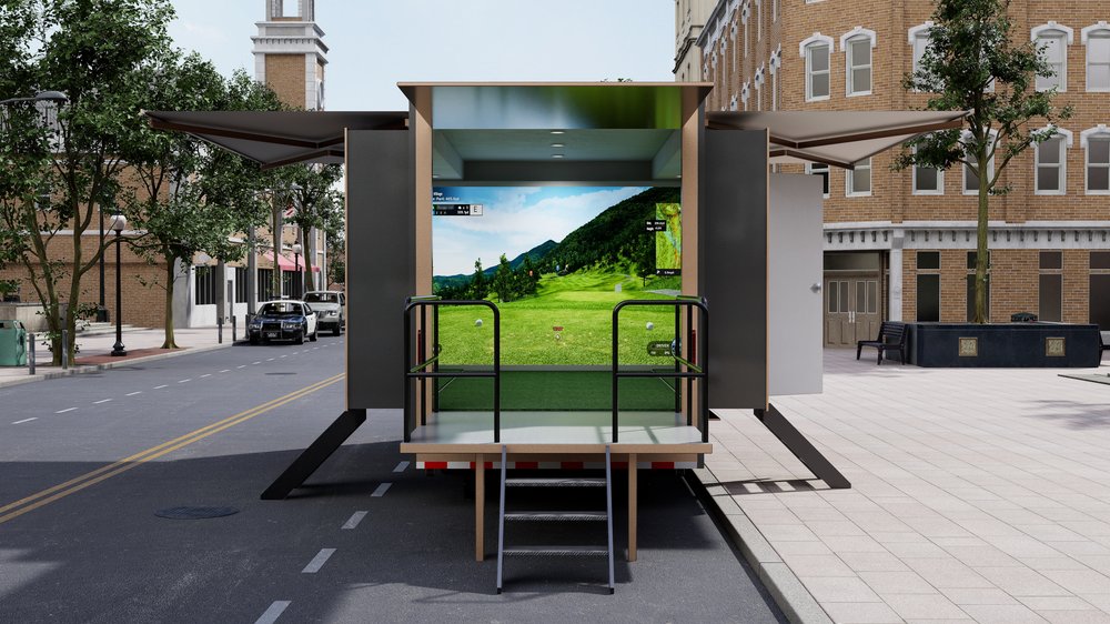 Mobile Golf Simulator Trailer - itechfy